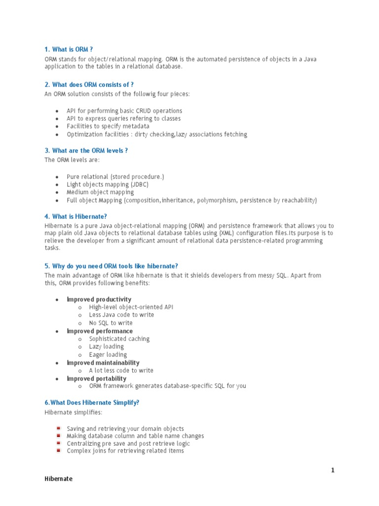 Understanding Hibernate ORM Basics | PDF | Relational Database | Databases