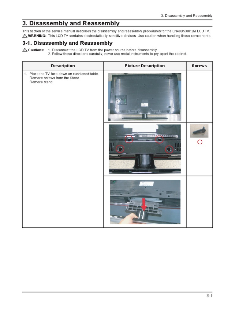 Disassembly & Reassembly | PDF