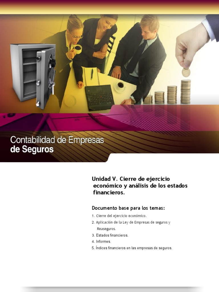 PDF - U5 UNIDAD V CIERRRE DEL EJERCICIO | PDF | Reaseguro | Contabilidad