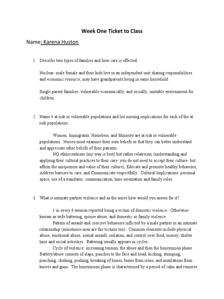 Nursing Care for Vulnerable Populations | PDF | Fetus | Atrium (Heart)