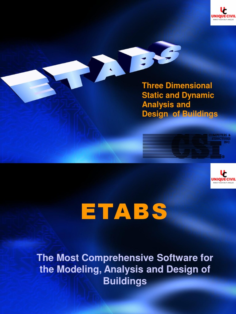 Etabs Intro PDF | PDF | Beam (Structure) | Nonlinear System