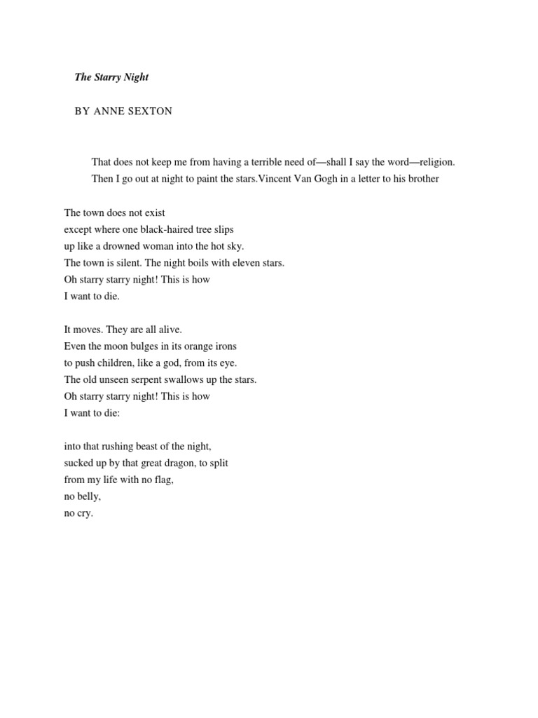 Confessional Poetry Selection | PDF