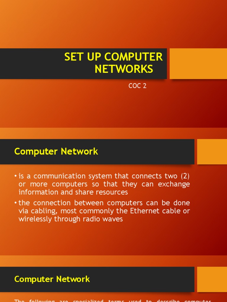 Set Up Computer Networks | PDF | Ip Address | Computer Network