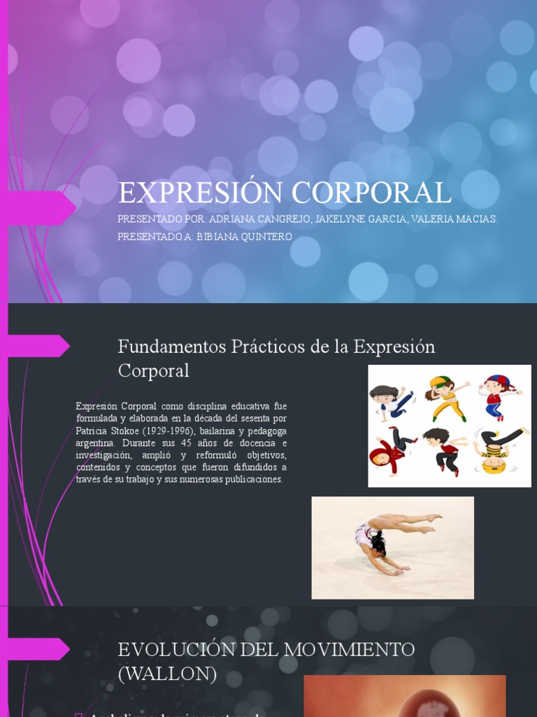 Fundamentos de la Expresión Corporal | PDF | Comunicación no verbal ...