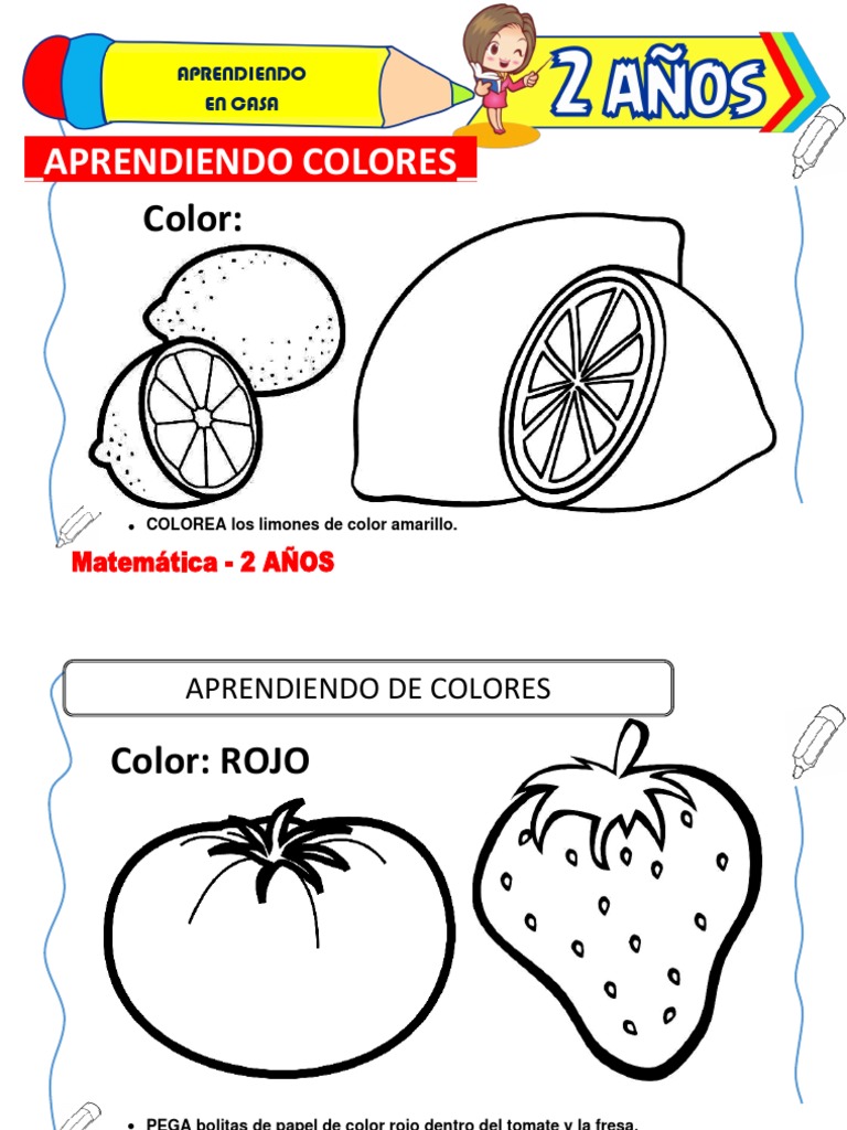 Aprendiendo Los Colores para Niños de 2 Años | PDF