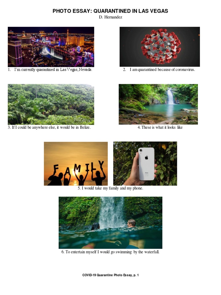 Covid-19 Quarantine Photo Essays | PDF | Wellness | Medical