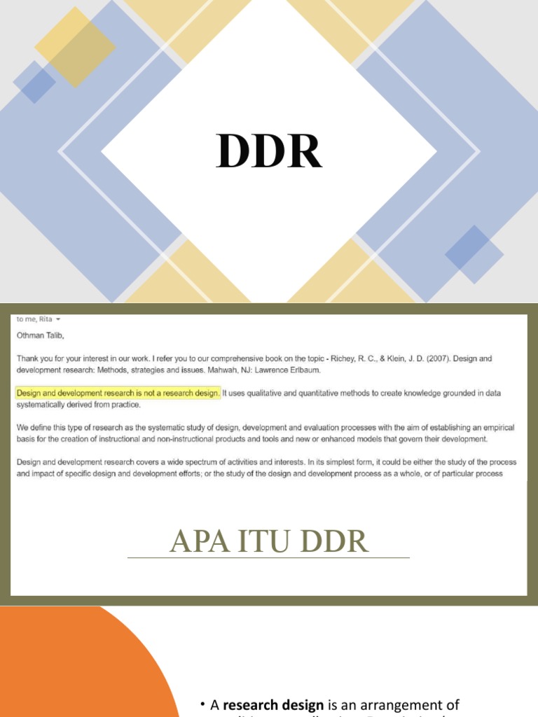 Nota DDR | PDF | Experiment | Methodology