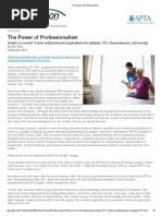 APTA Code of Ethics | PDF | Physical Therapy | Psychotherapy