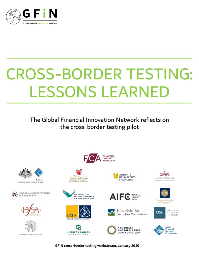 GFIN CBT Pilot Lessons Learned Publication 09012020 - FINAL | PDF ...