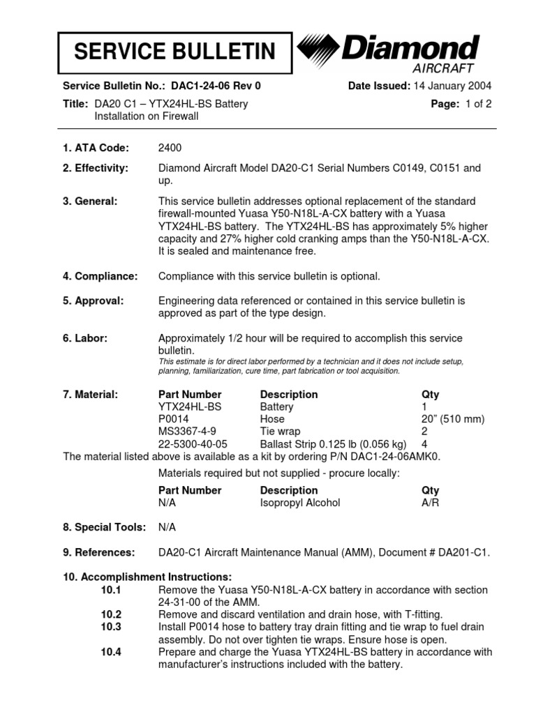 DAC1 24 06 Rev 0 | PDF | Transport | Aviation