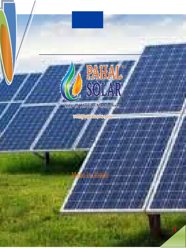 Pahal Solar PVT | PDF | Solar Panel | Solar Power