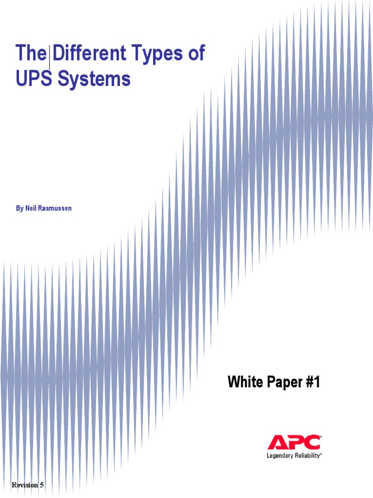The Different Types of UPS Systems: White Paper #1 | PDF | Technology ...