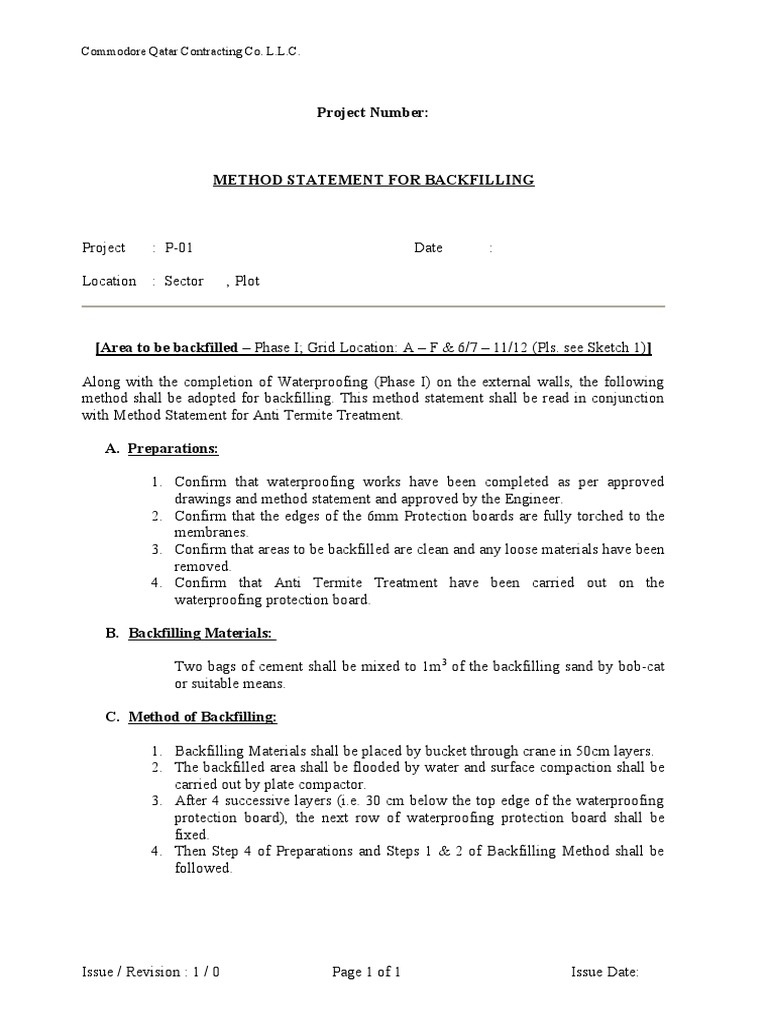 Project Number:: Commodore Qatar Contracting Co. L.L.C | PDF