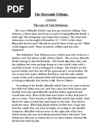 Tom Robinson's Trial and Testimony | PDF | To Kill A Mockingbird | Justice