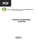 Sample of Internal Audit Manual Template | PDF | Audit | Internal Audit