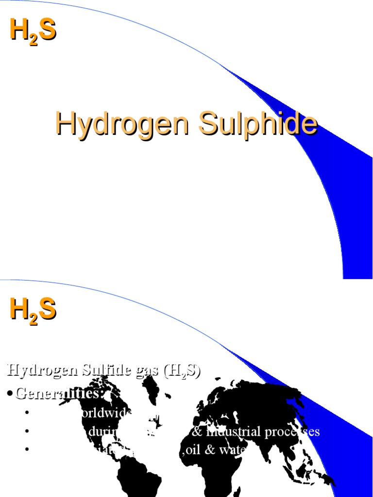 Hydrogen Sulphide | PDF | Chemical Process Engineering | Chemistry