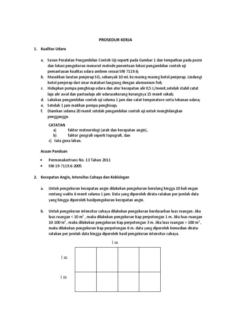 Contoh Prosedur Kerja | PDF