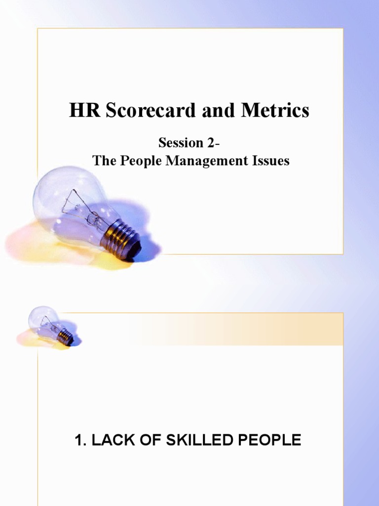 HR Scorecard 1 - Introduction | PDF | Business | Leadership