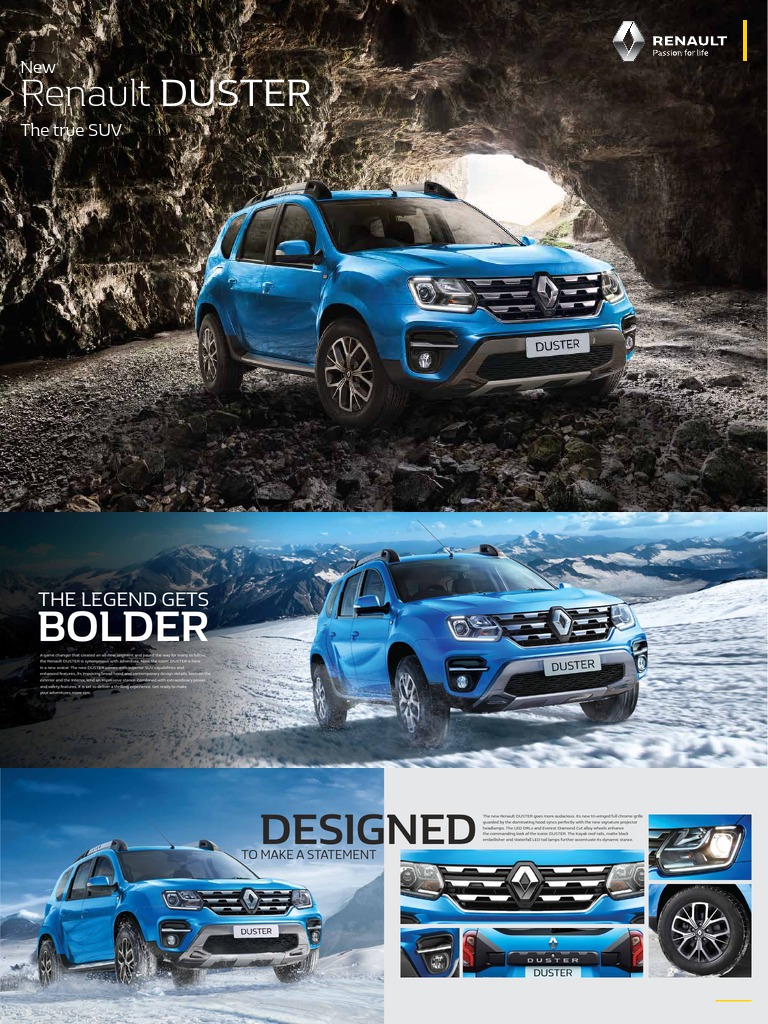 Duster Phase 3 Product Brochure With BS6 Integration | PDF | Anti Lock ...