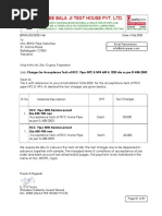 Ashirvad Pipes Pvt. LTD., Bangalore: Test Report of CPVC Pipes As Per ...