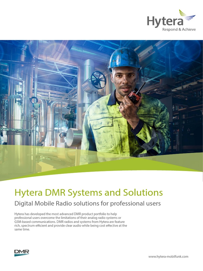 Hytera DMR Systems and Solutions: Digital Mobile Radio Solutions For ...
