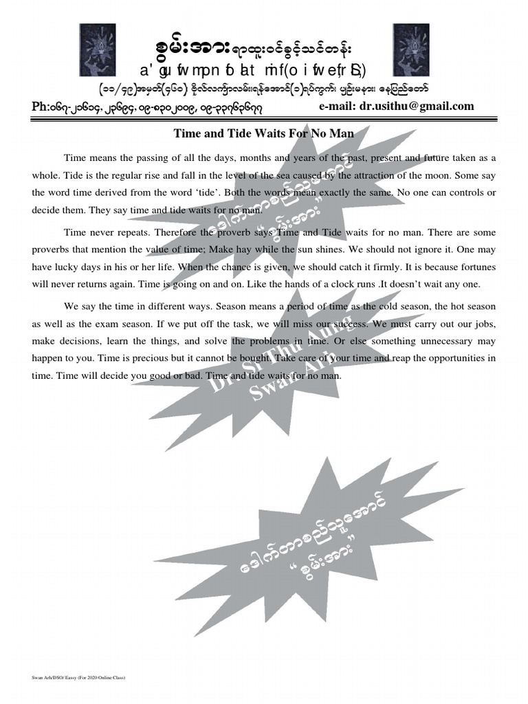 Time, Ambition, and Citizenship Essays | PDF | Myanmar | Corruption