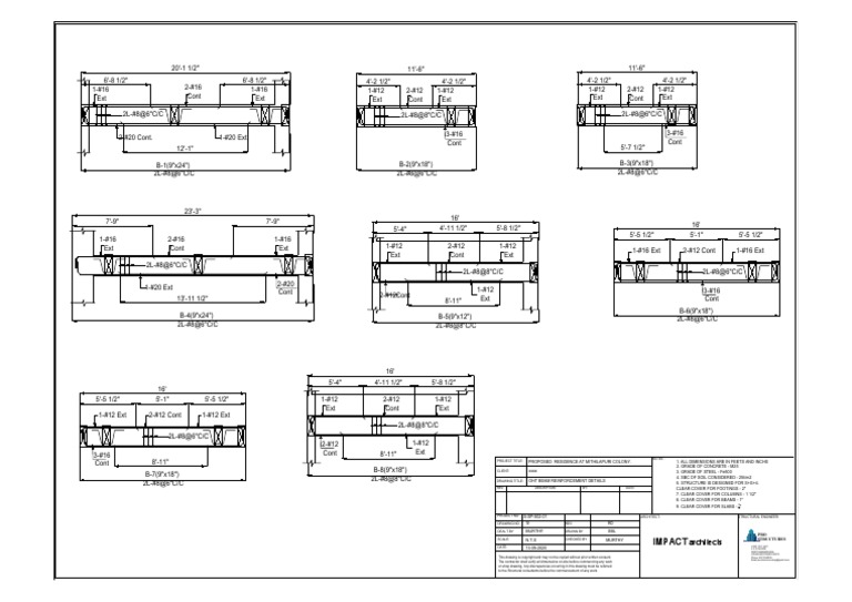 Oht Beam Reinforcement Details | PDF | Art Media | Construction Management