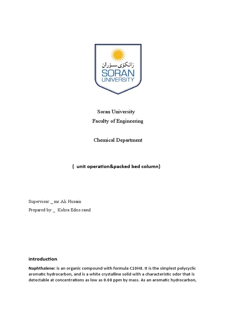 Naphthalene Is An Organic Compound With Formula C10H8 | PDF | Chemical ...