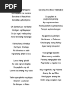 Tagalog Catholic Prayers | PDF