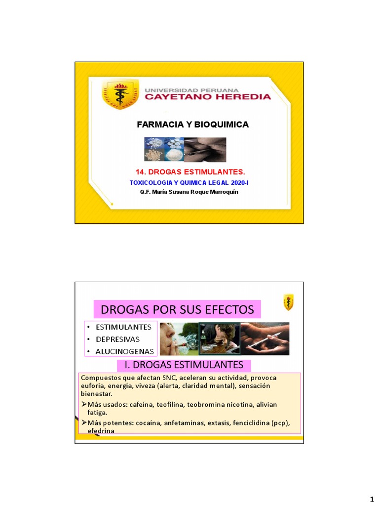 Estimulantes | PDF | Estimulante | Cocaína