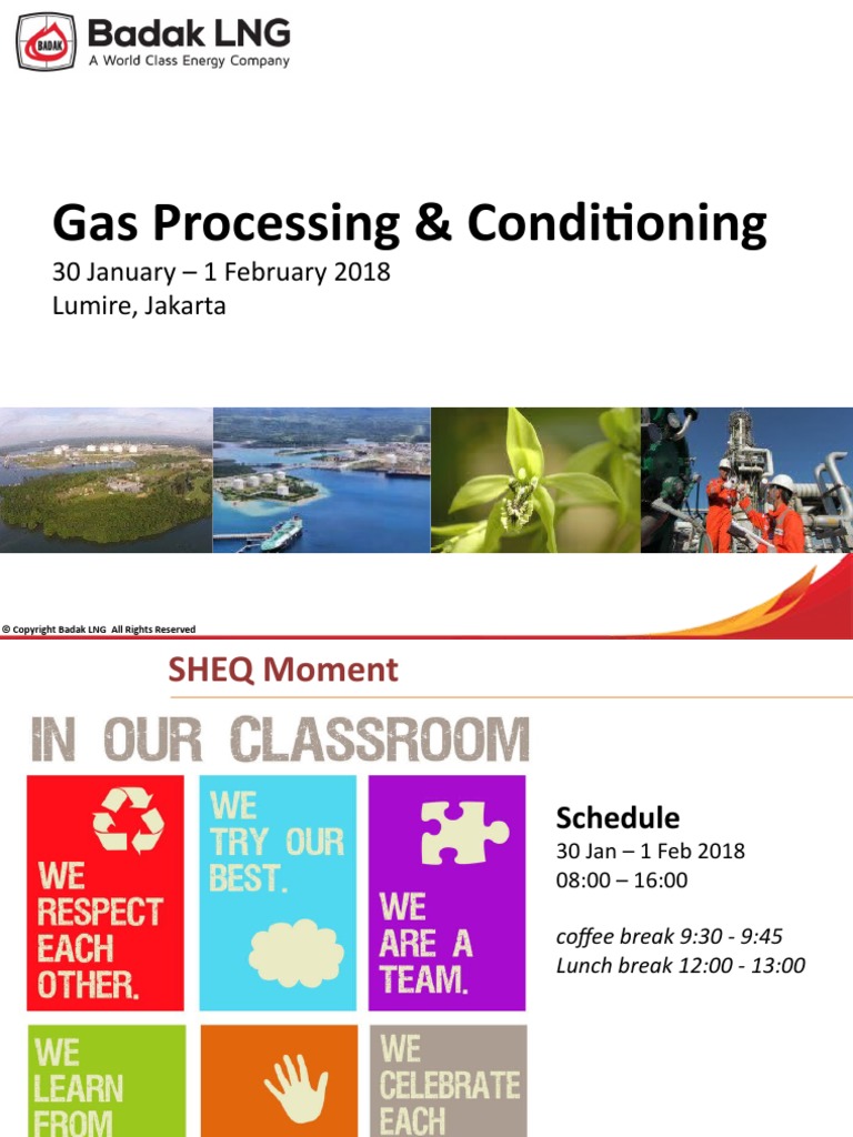 Basic Gas Processing & Conditioning - 1. General Introduction of NG ...