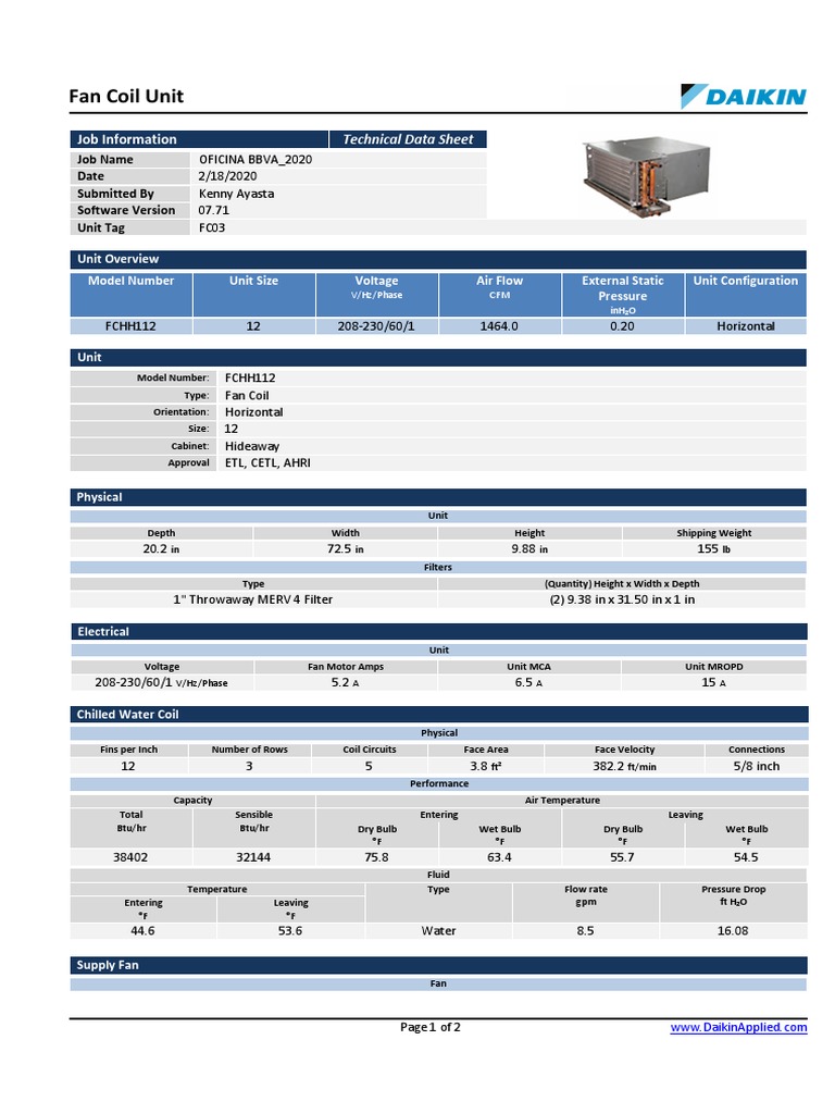 FC03 - Technical Data Sheet | PDF | Horsepower | Hertz