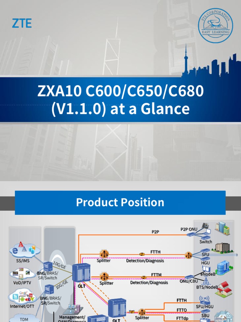 C600 C650 C680 at A Glance | PDF | Fiber To The X | Computer Network
