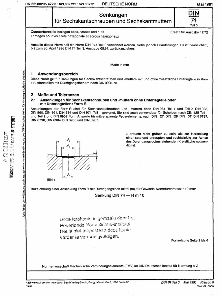 DIN 74-Teil 3 | PDF