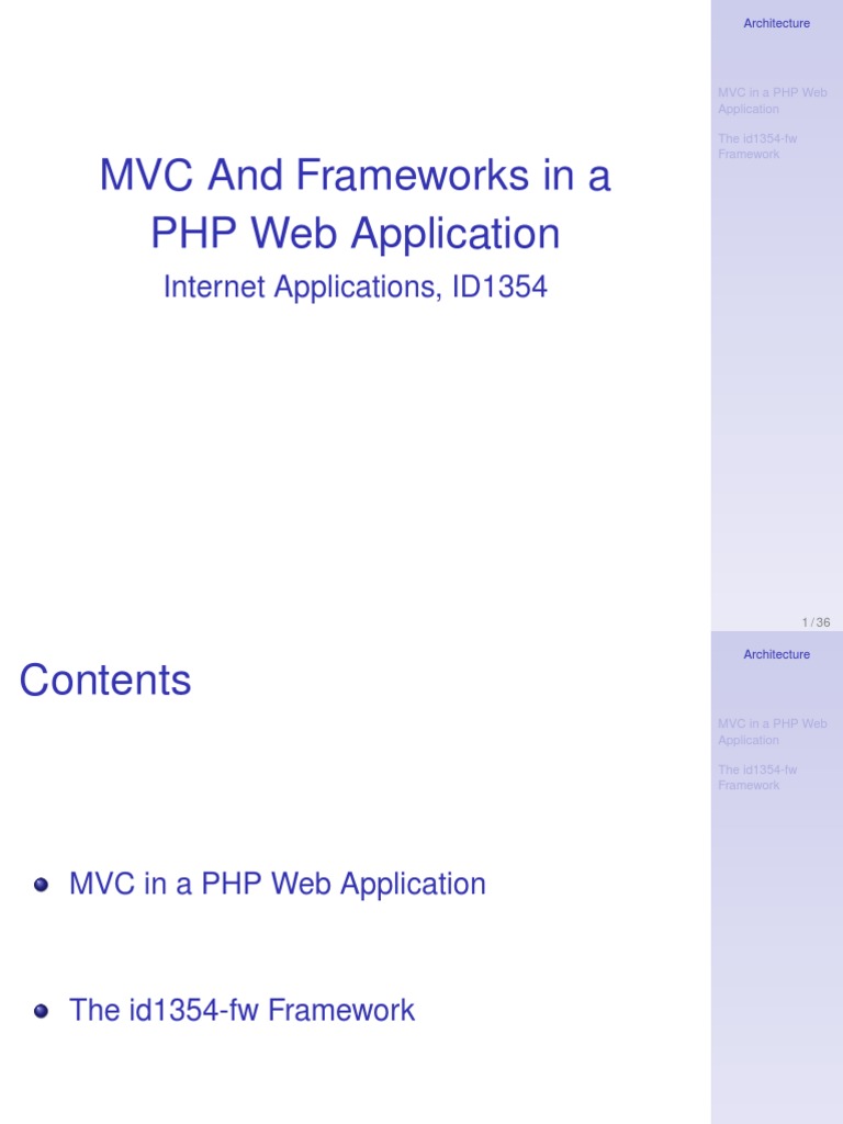 PHP MVC FW | PDF | Model–View–Controller | Php