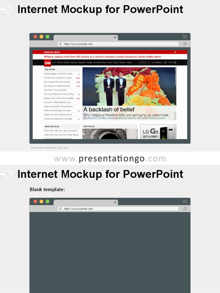 Internet Mockup Template PGo 4 - 3 | PDF