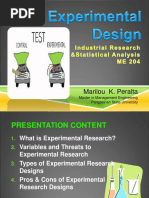 Quasi-Experimental Pre-Test/Post-Test Design | PDF | Research Methods ...