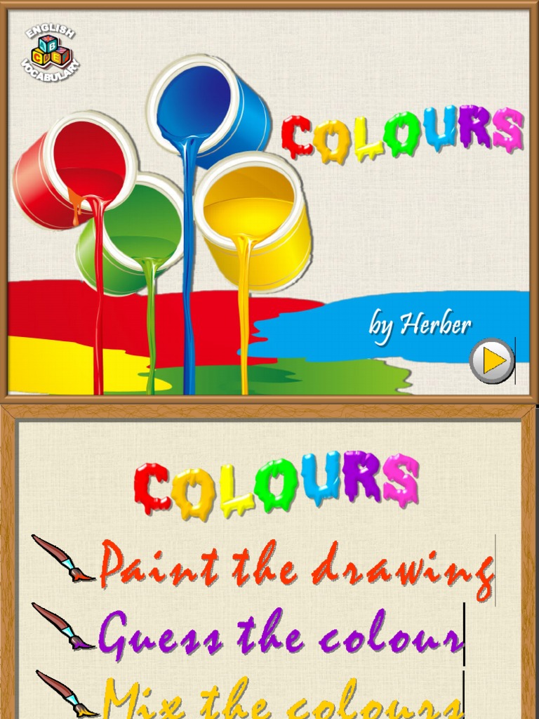 Colours PPT Games - 40371 | PDF | Color | Vision
