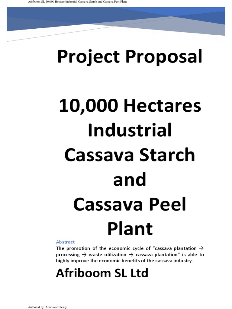 Afriboom SL Cassava Starch and Cassava Peal Project 27 May 2020-Merged ...