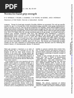 Pediatric Grip Norms | PDF