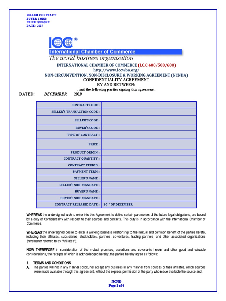NCND Petroluem Products 4 | PDF | Non Disclosure Agreement | Civil Law (Legal System)