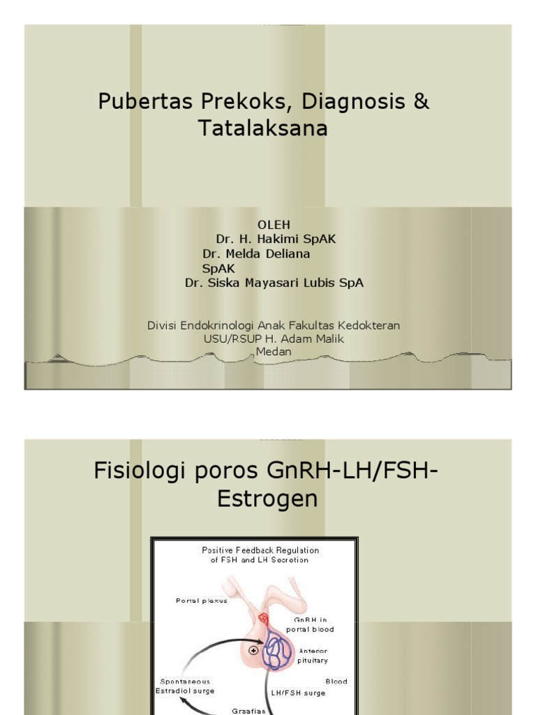 MK End Slide Pubertas Prekoks - Diagnosis Dan Tatalaksana-Dikonversi | PDF