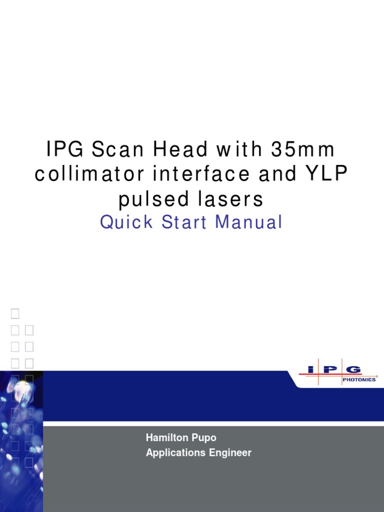 IPG - YLR-10-1064-LP With 35mm Collimator Interface and YLP Pulsed ...