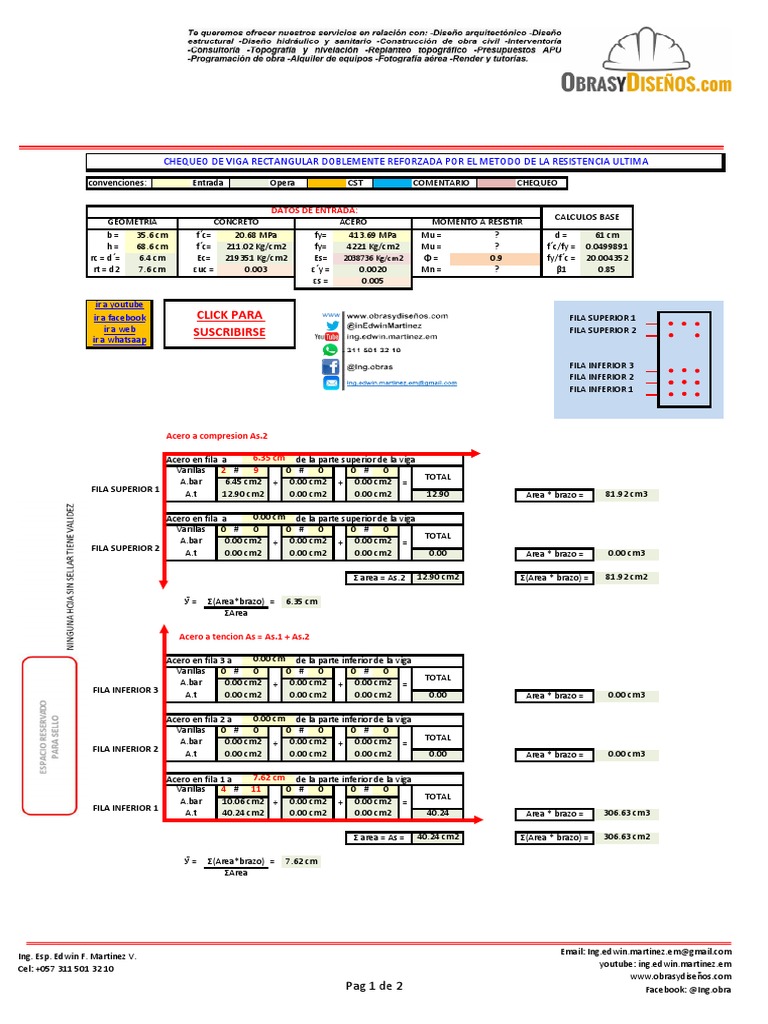 EJEMPLO 5.7 LIBRO DE McCormac | PDF