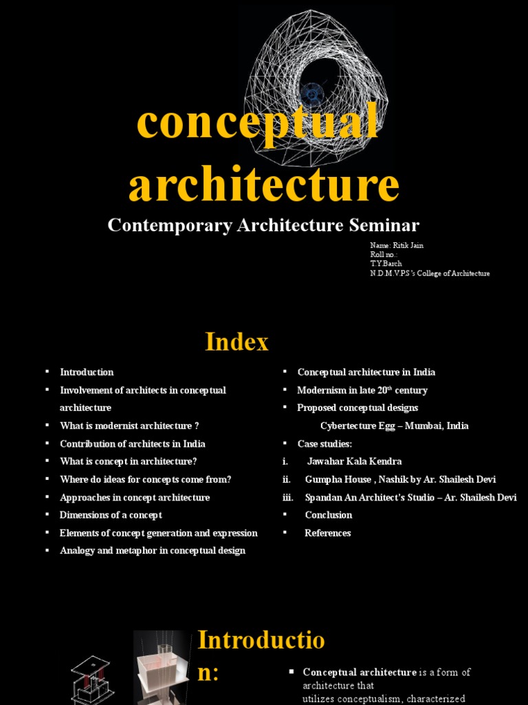 Conceptual Architecture in India: Insights | PDF