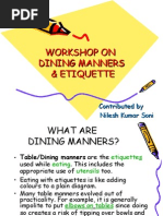 Social & Dining Etiquette Quiz | PDF | Foods