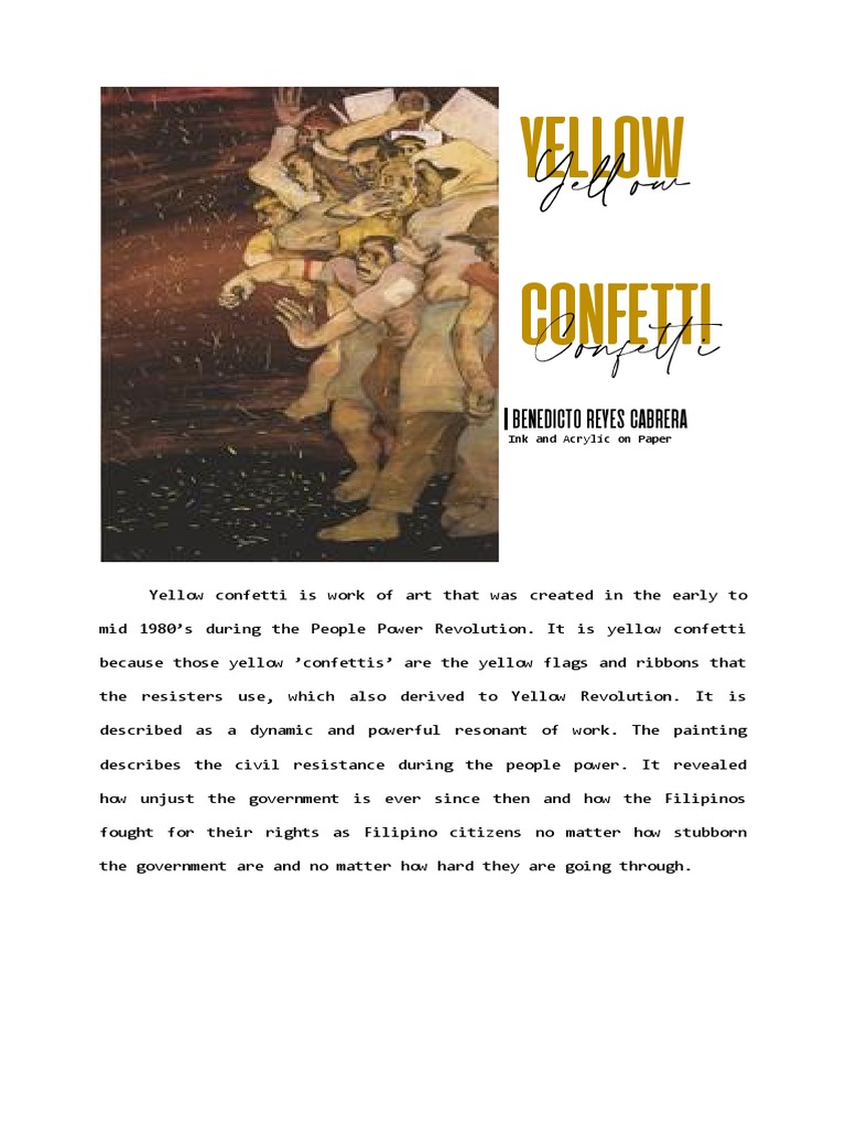 Yellow: Benedicto Reyes Cabrera