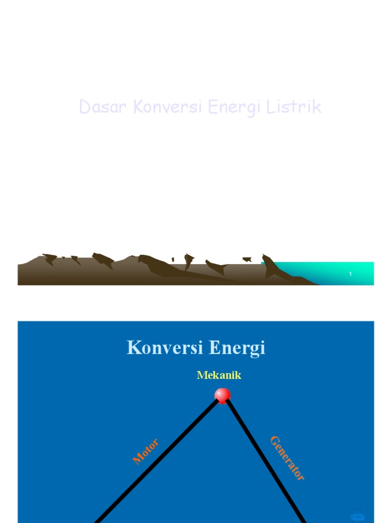 05 Dasar Sistem Konversi 1 | PDF | Electric Generator | Electrodynamics