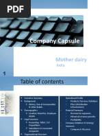 Mother Dairy Company Overview and Strategy | PDF | Retail | Milk