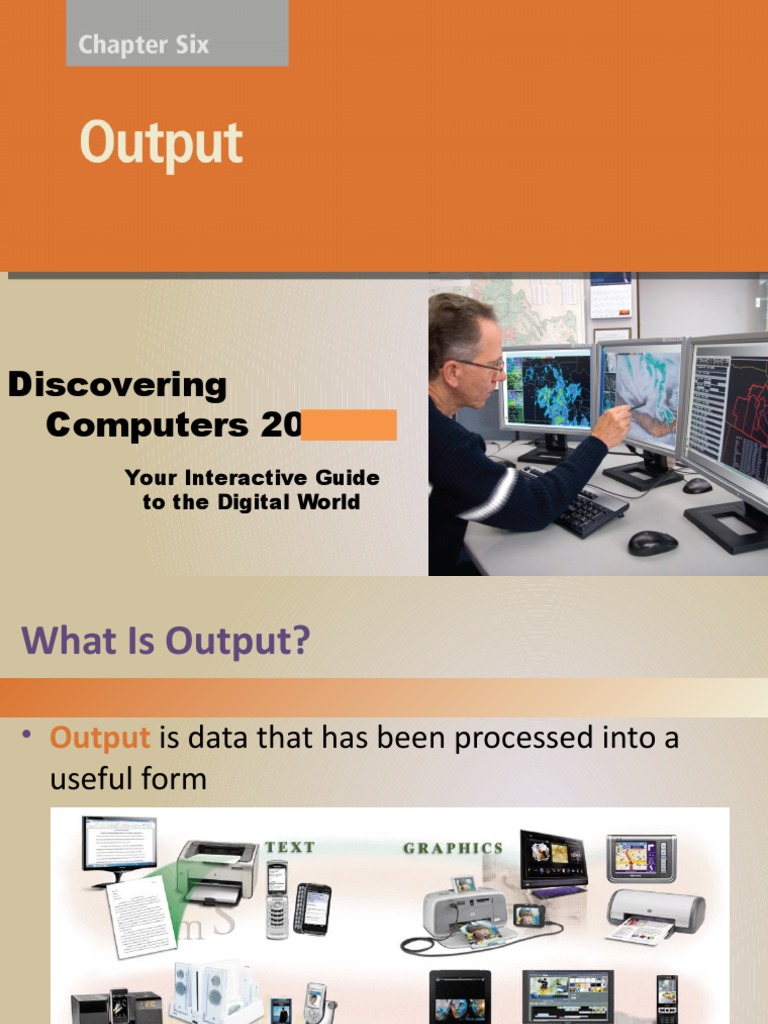 Chapter02 2 Output | PDF | Computer Monitor | Display Resolution